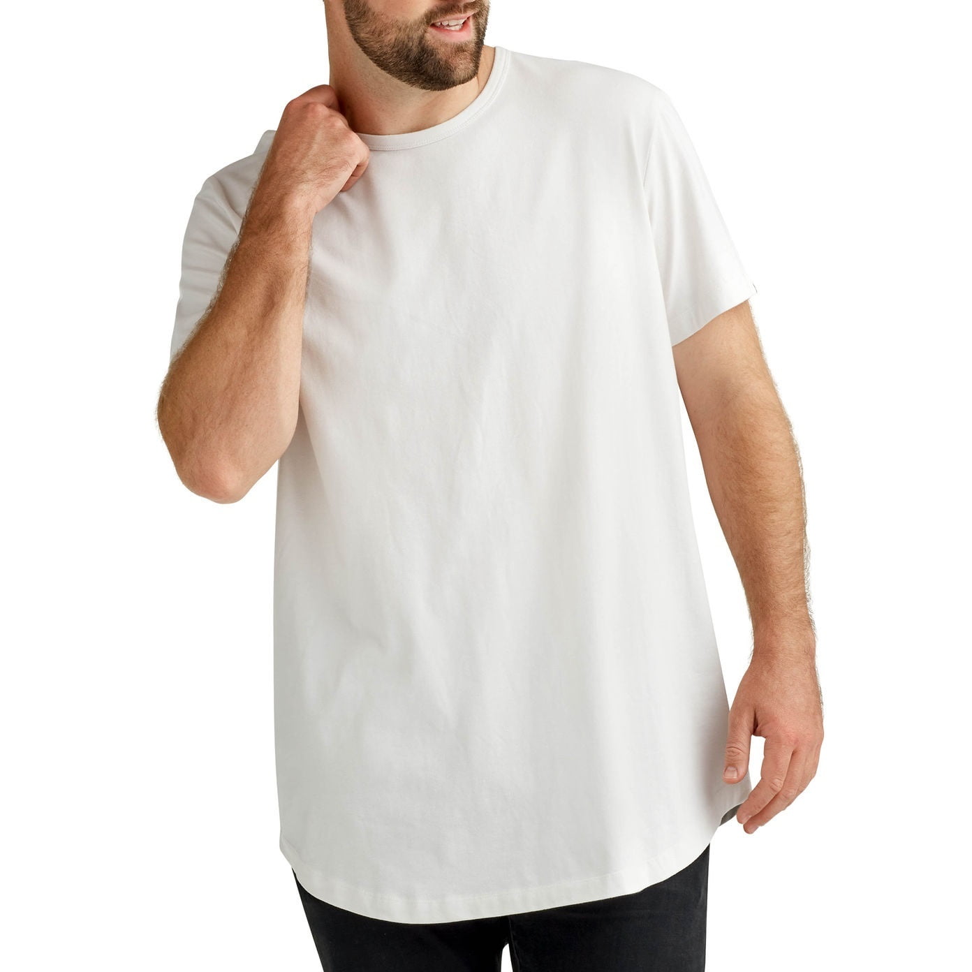 Strongside Apparel Men's Big and Tall T-Shirt – Longer Length Stretch ...
