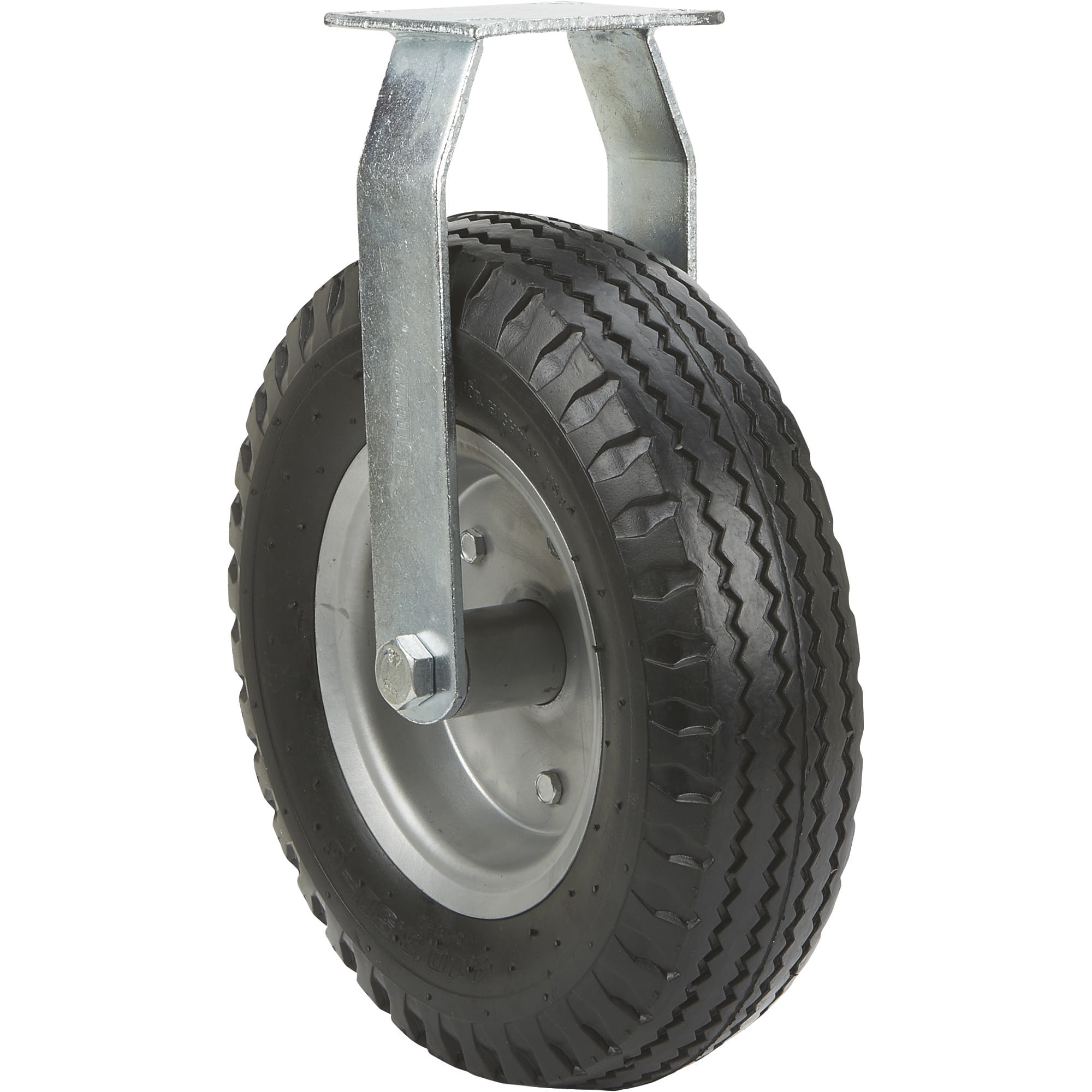 Strongway 12in. Flat-Free Rubber Foam-Filled Rigid Caster, 330-Lb ...