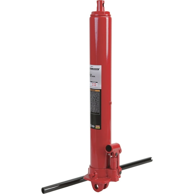 Strongway 3-Ton Long Ram Hydraulic Jack, Single Piston, Clevis Base ...