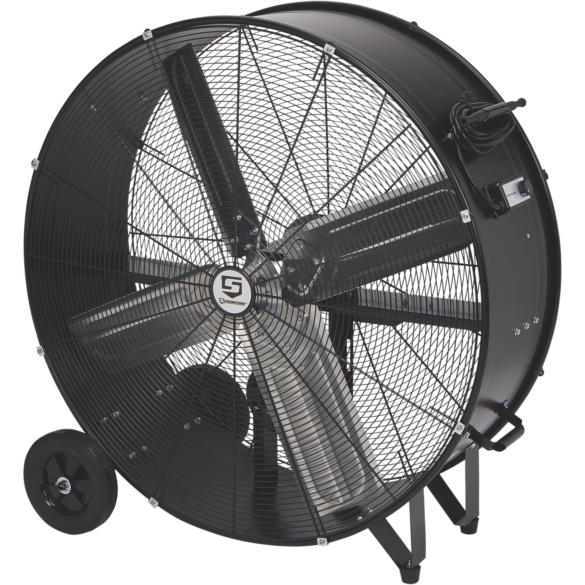 Strongway Commercial 36in. Belt Drive Drum Fan, 4-Blade, 11,000 CFM ...