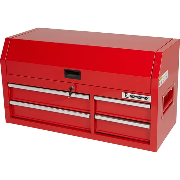 Strongway 42in. 4-Drawer Tool Chest, Red - Walmart.com