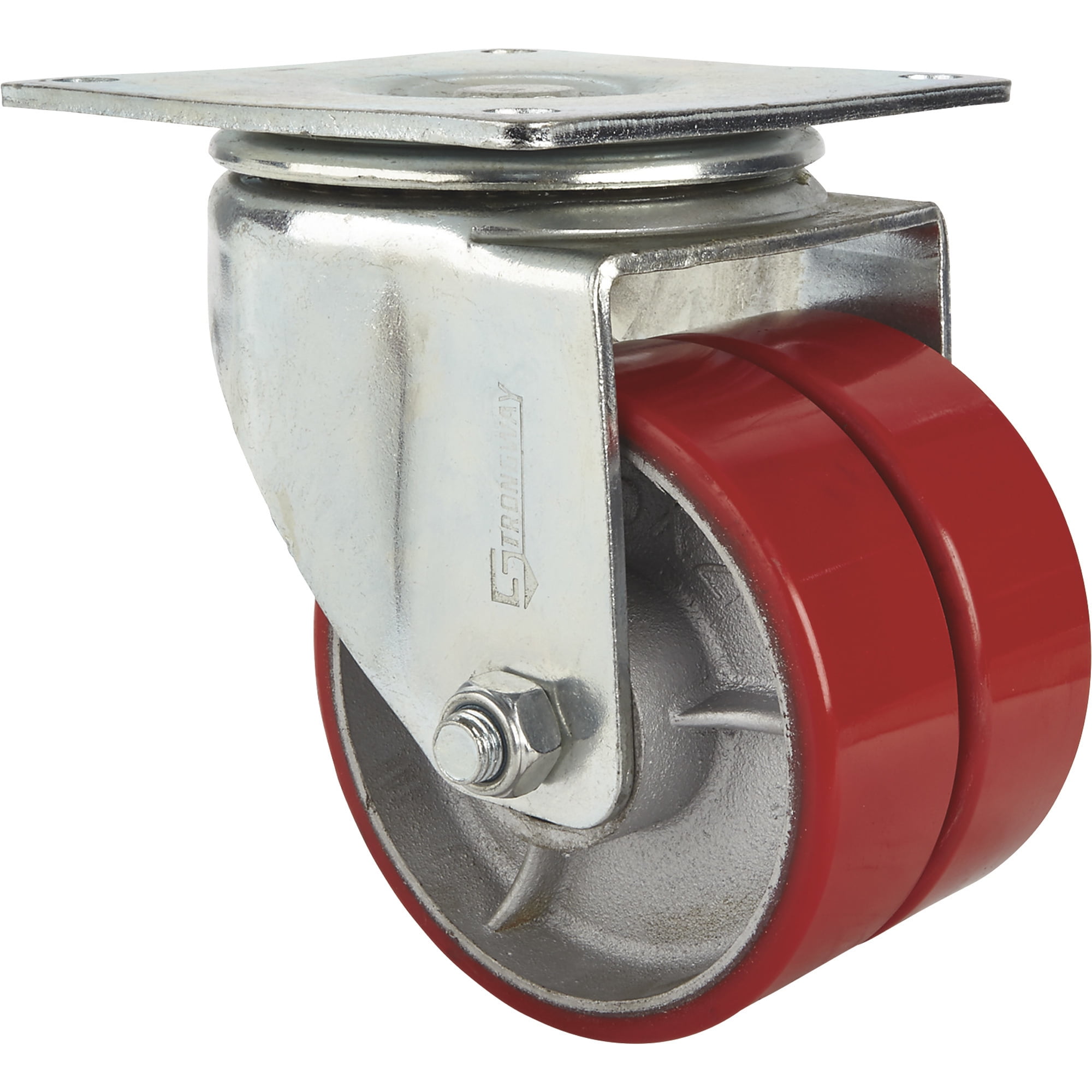 Strongway 6in. Swivel Heavy-Duty Dual-Wheel Caster, 2200-Lb. Capacity ...