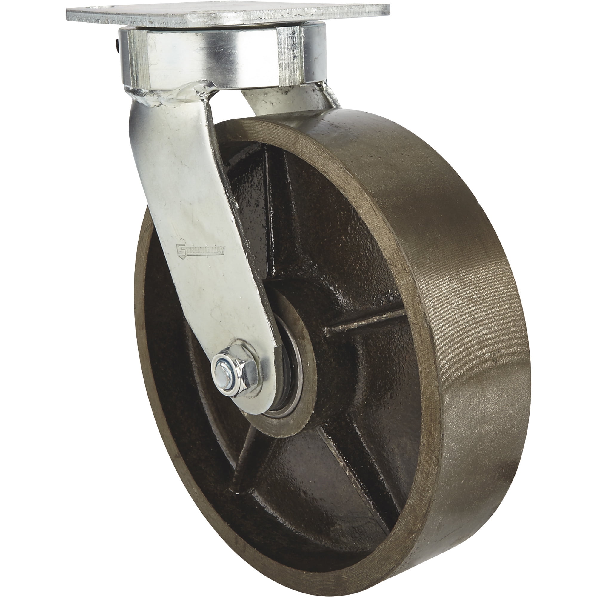 Strongway 8in. Swivel Kingpinless Steel Caster, 2000-Lb. Capacity ...