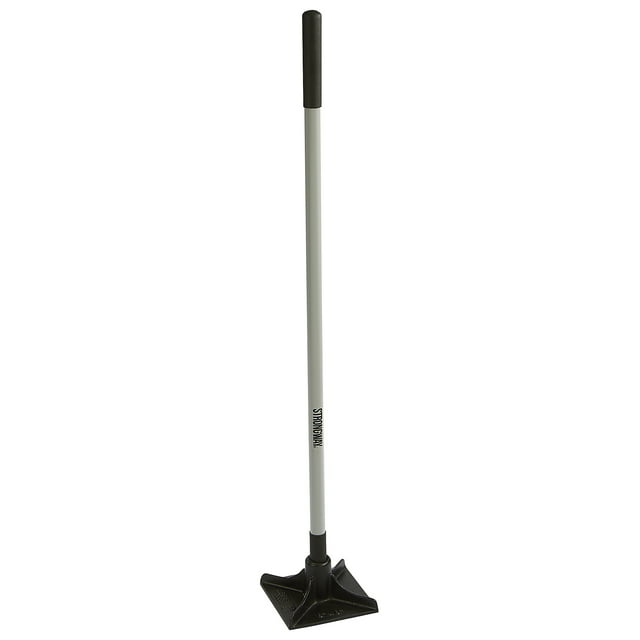 Strongway 8in. x 8in. Steel Hand Tamper 48in. w/Steel Handle - Walmart.com