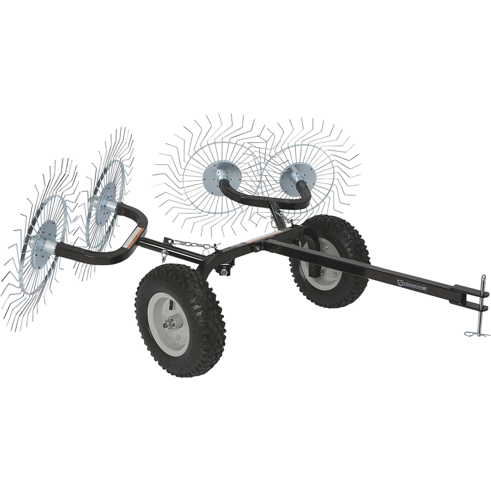 Strongway Acreage Rake, 48in.W, 4 Tine Reels - Walmart.com