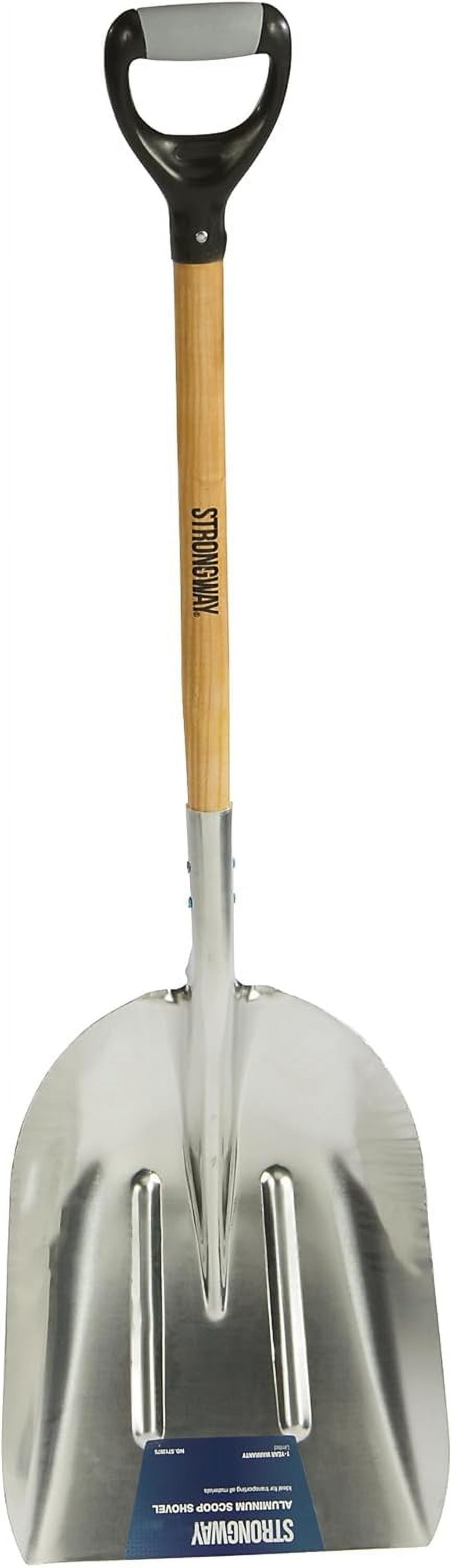 Strongway Aluminum Scoop Shovel 30 in. w/Wood Handle - Walmart.com