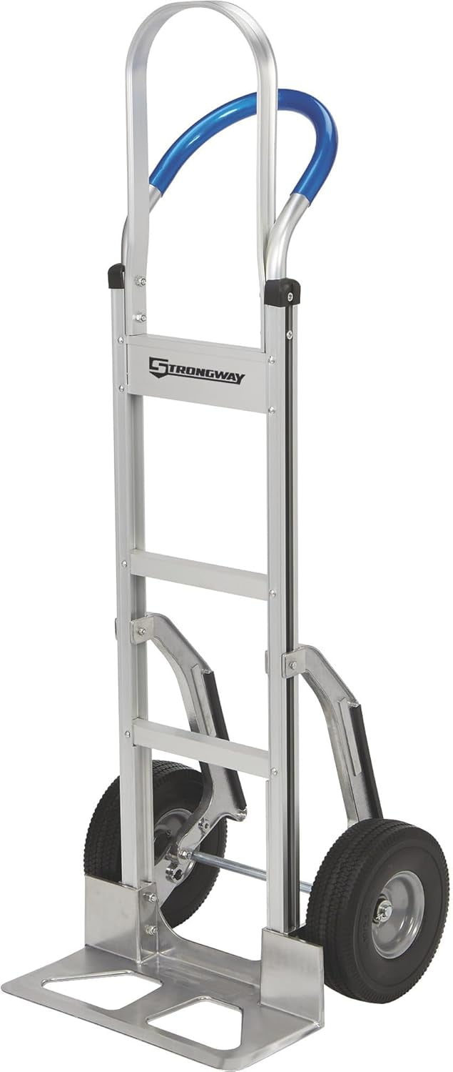 Strongway Continuous Handle Aluminum Hand Truck/Stair Skid Moving Dolly ...