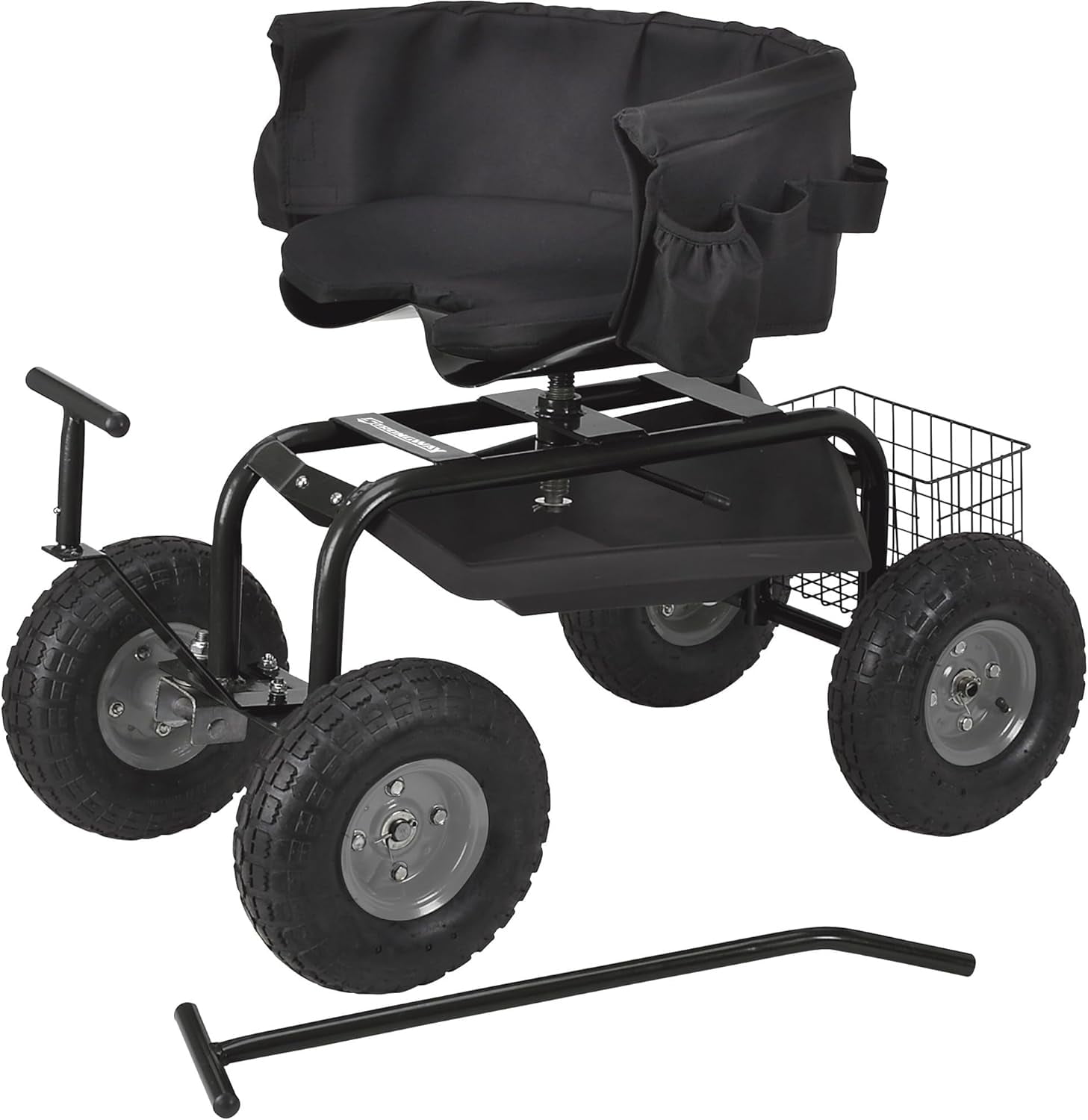 Strongway Deluxe Rolling Garden Seat with Easy Change Turnbars ...