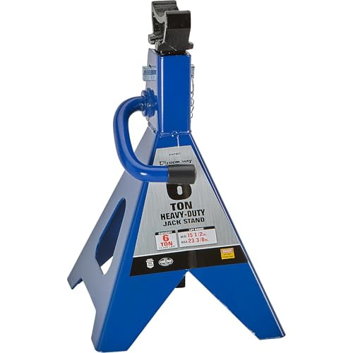 Strongway Double-Locking 6-Ton Jack Stands — 12,000-Lb. Capacity, 1 ...