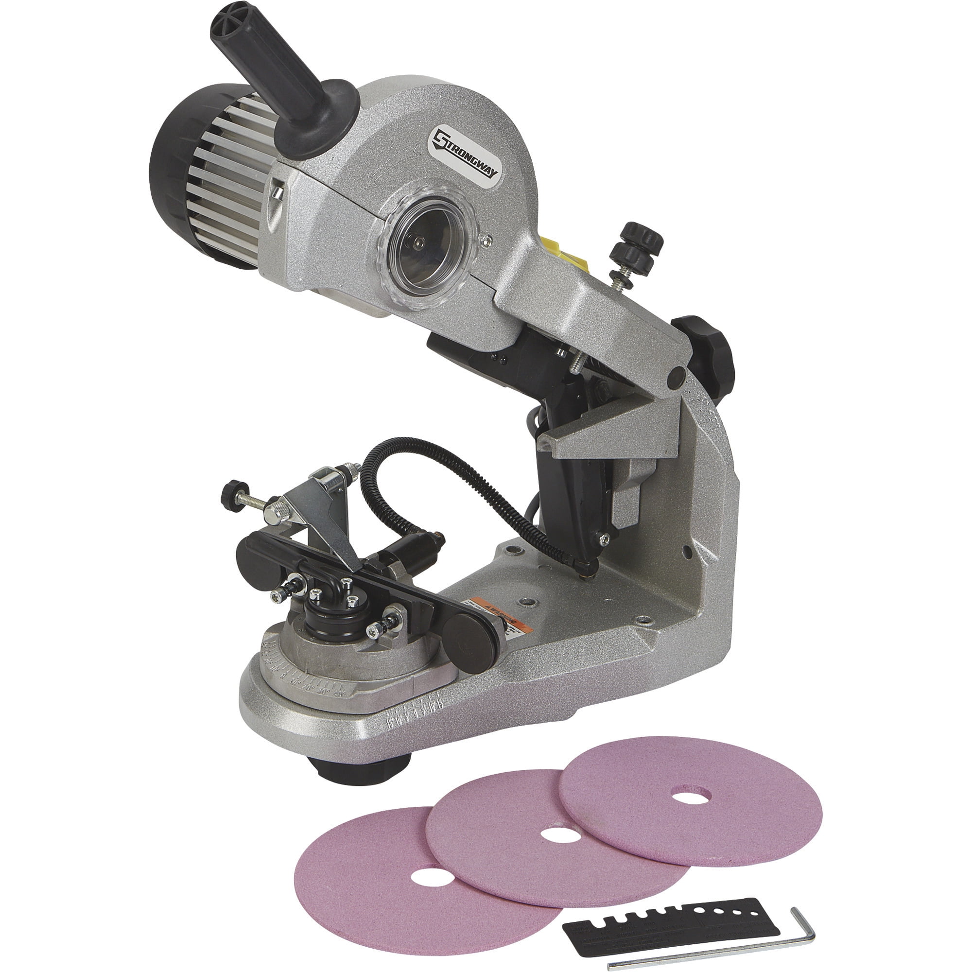 Strongway Power Chainsaw Sharpener, Electric with Hydraulic Assist ...