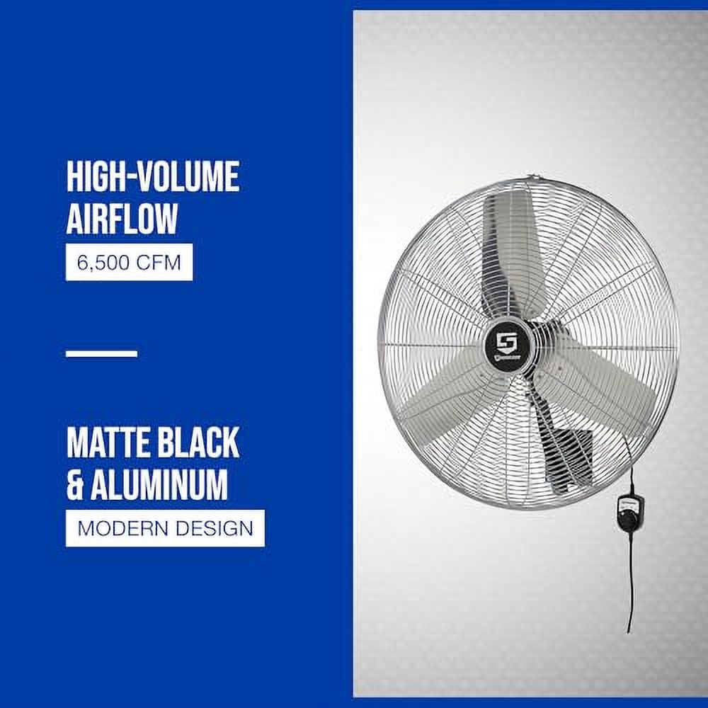 Strongway Oscillating Wall-Mount Fan - 30in., 6500 CFM, Model# KWP-3076 ...