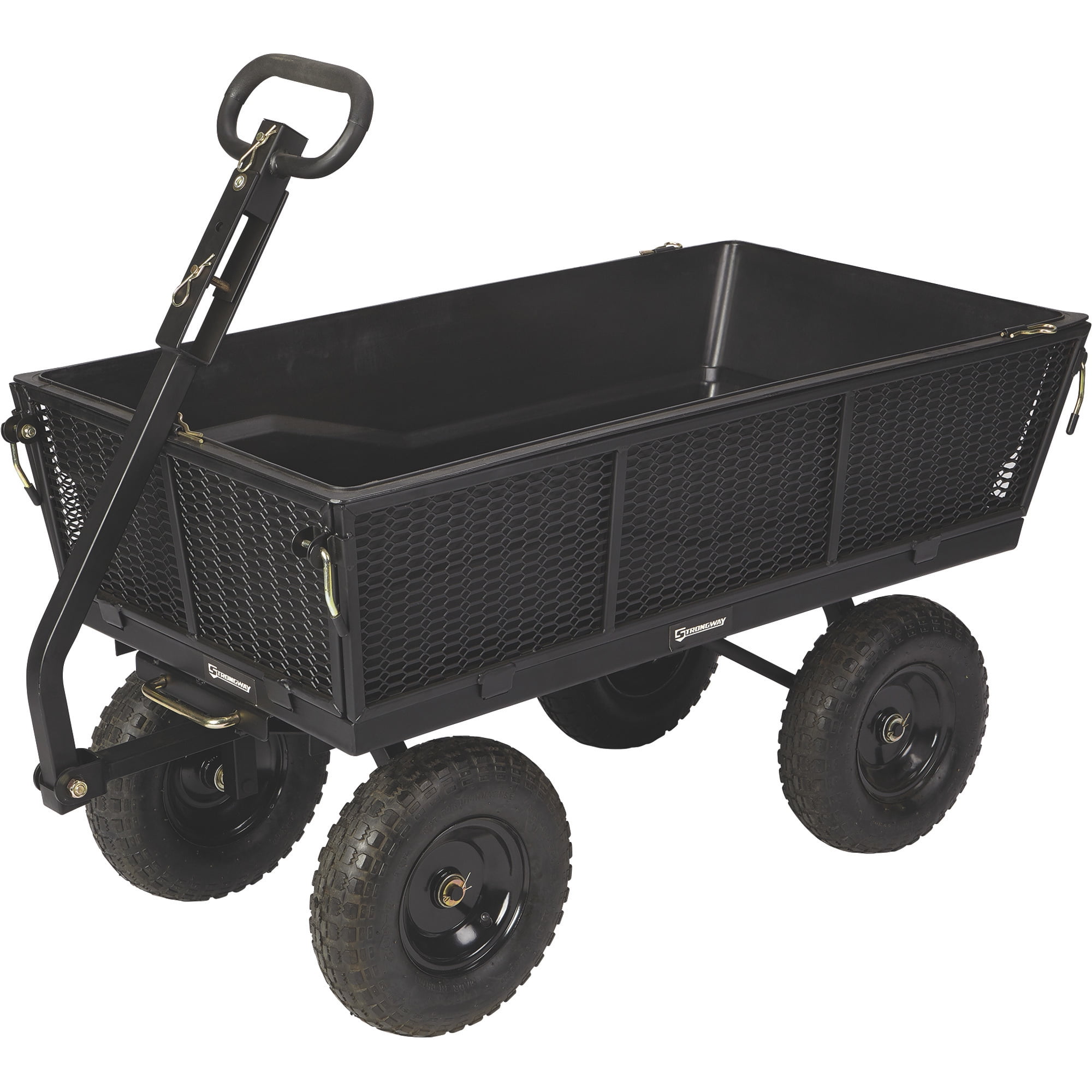 Strongway Steel Dump Cart, Removable Liner, 1200-Lb., 9 Cu. Ft., 50in.L ...