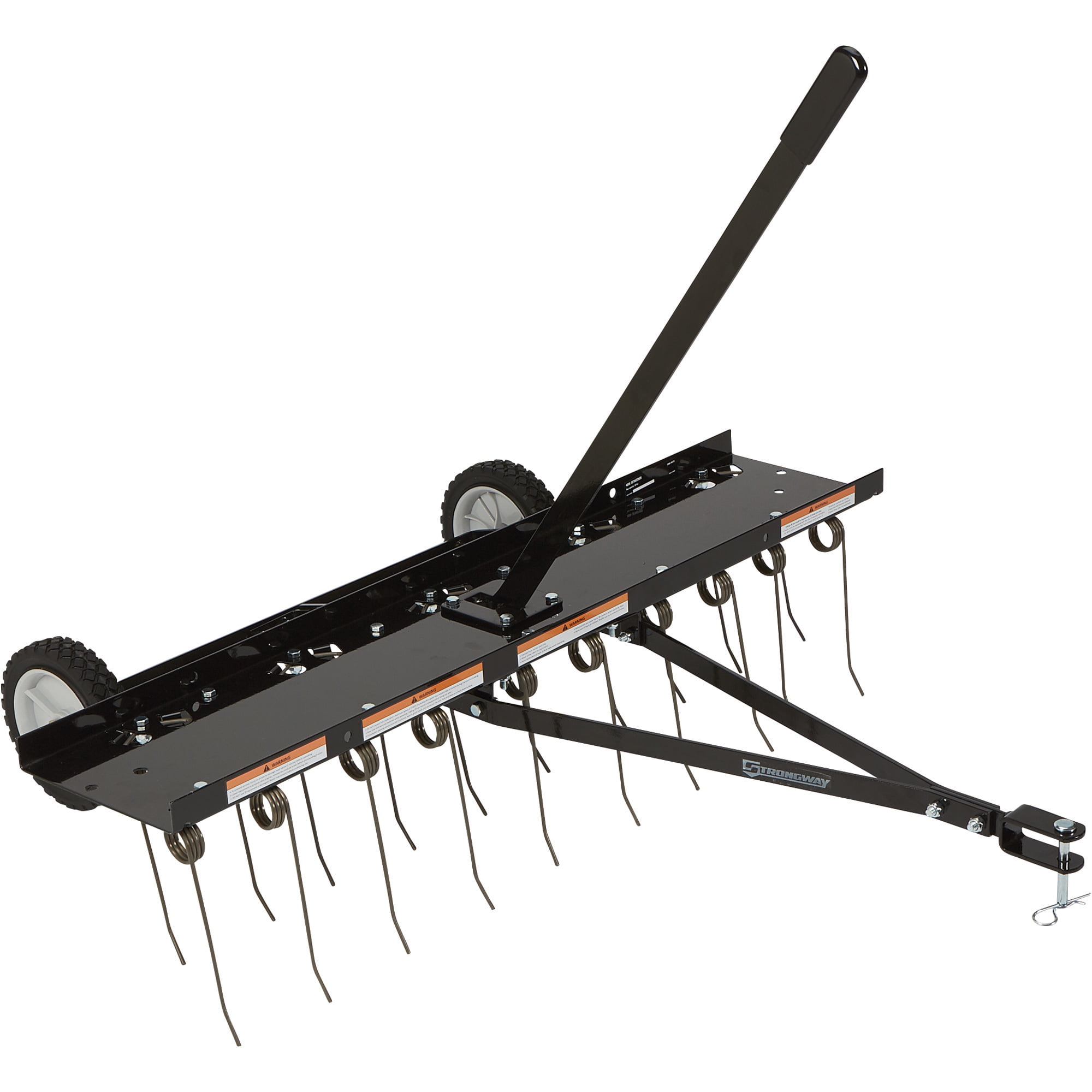 Strongway Tow-Behind Dethatcher, 20 Spring Steel Tines, 40in.W ...