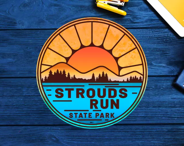 Strouds Run State Park Decal Sticker Ohio Sticker Indoor Outdoor Phone ...