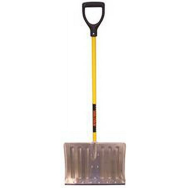 Structron Aluminum Snow Shovel With 18 In. Head, Wear Strip, 42 In ...