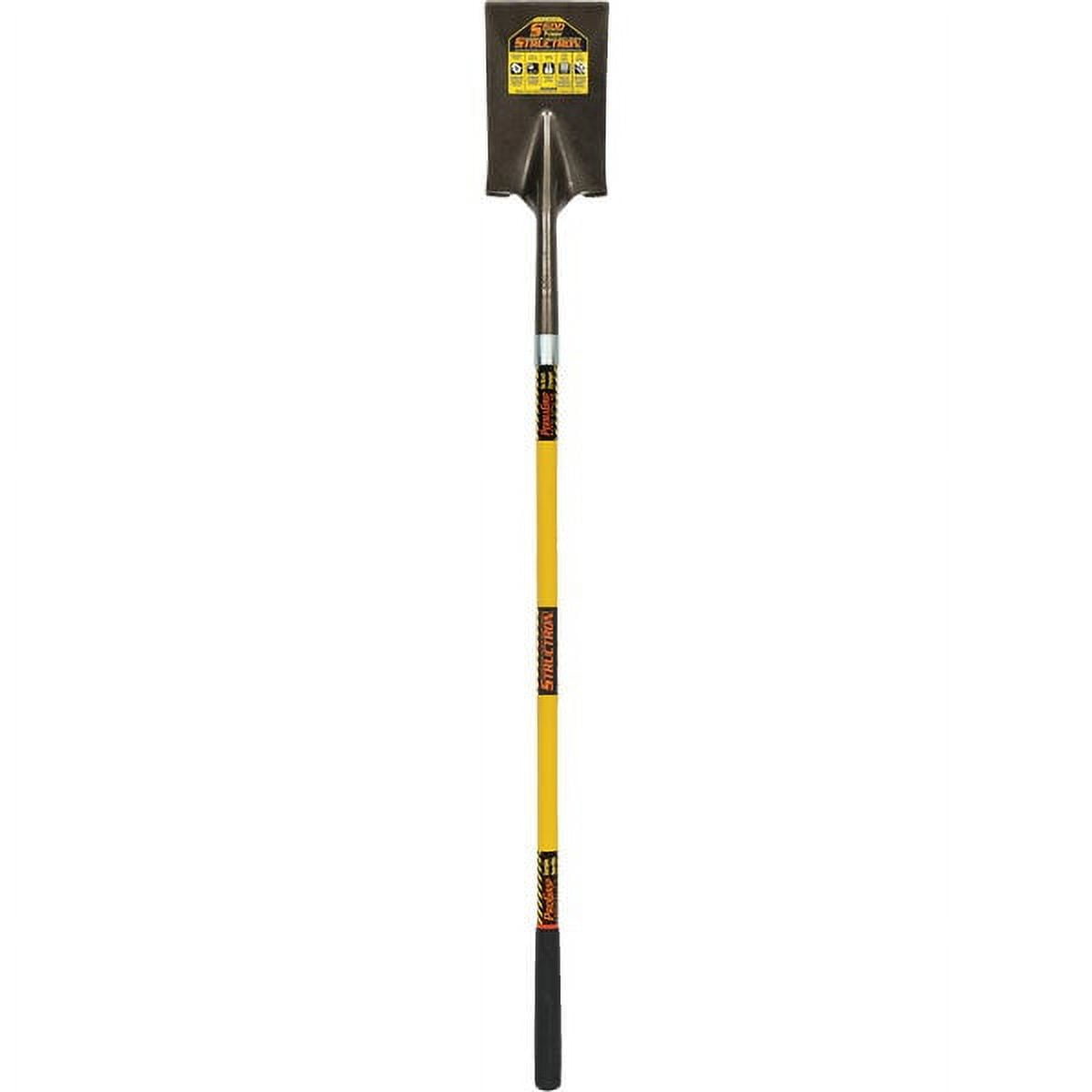 Structron S600 Power 48 In. Fiberglass Handle Square Point Garden Spade ...