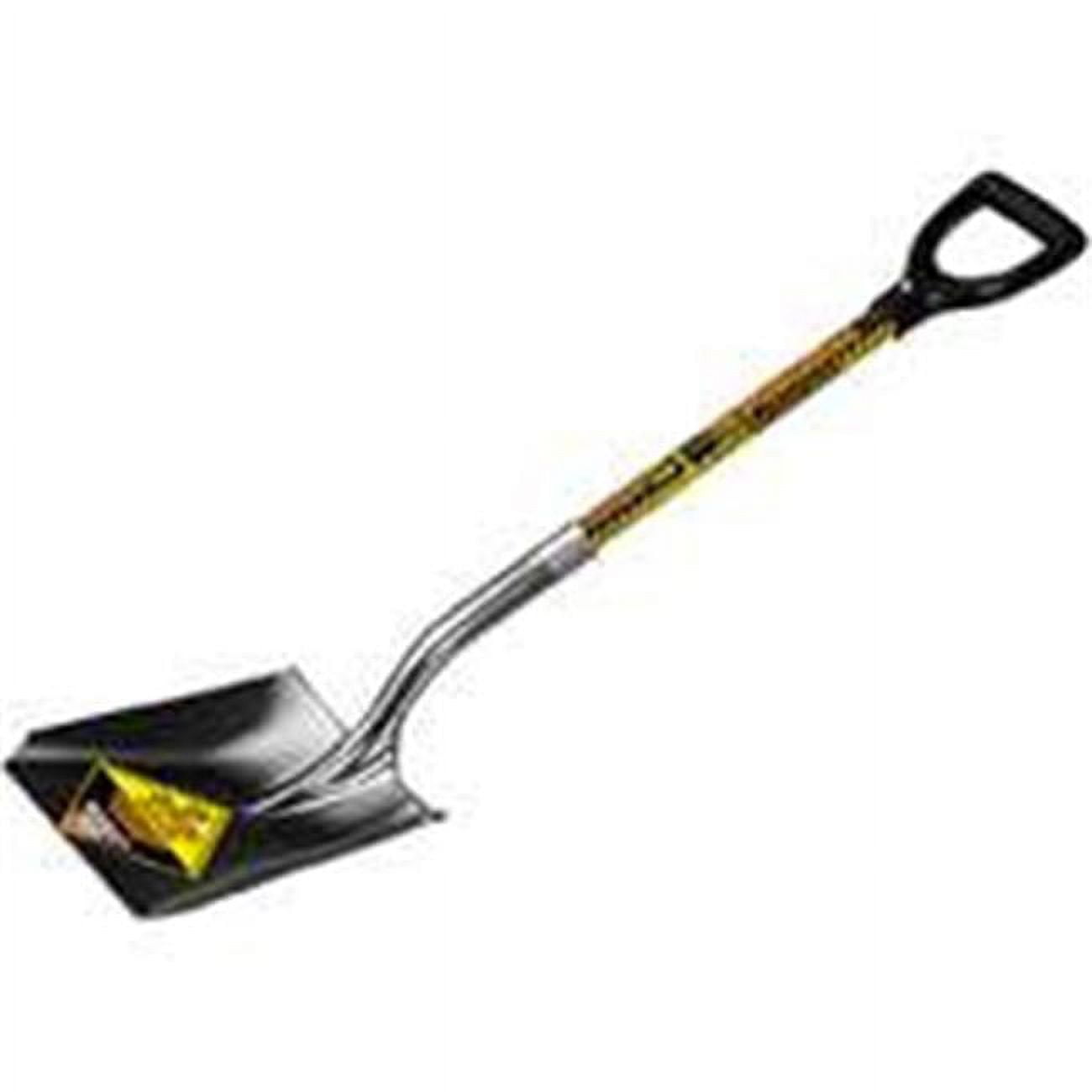 Structron Shovel Square Point Yellow Fiberglass Handle D-Grip - Walmart.com