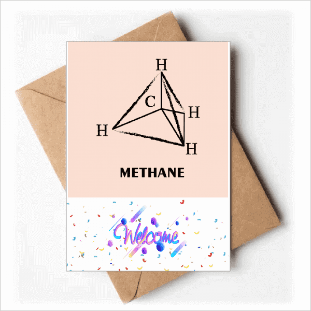 Structural Chestry Methane Welcome Back Greeting Cards Envelopes Blank ...
