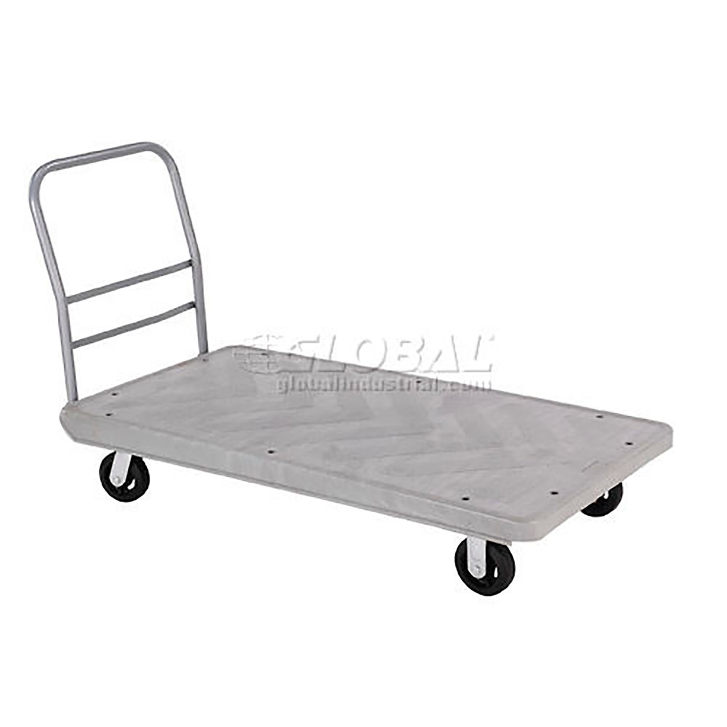 Structural Foam Plastic Deck Platform Truck, 60 x 30, 2000 Lb. Capacity ...