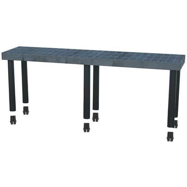 Structural Plastics Plastic Shlving,Open,Add-On,24"H,1 Shelf S6616A ...