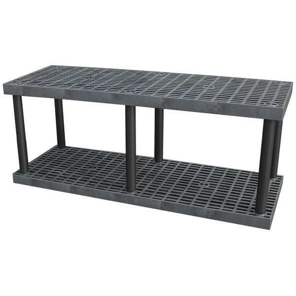 Structural Plastics Plstc Shelf,24inx27inx66inShlfLdCp:925lb S6624B ...