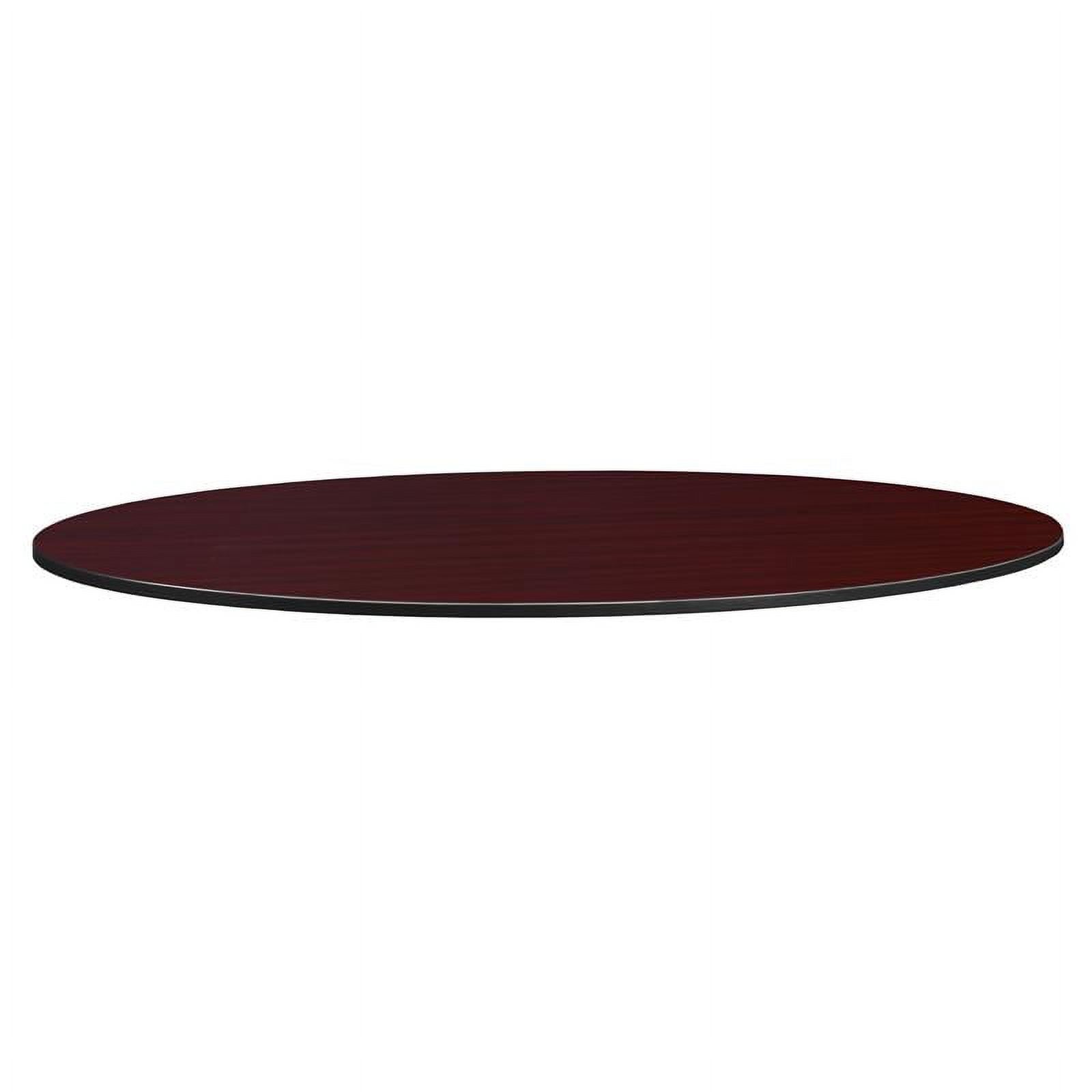 Structure 78" x 42" Oval Table Top- Mahogany/ Mocha Walnut - Walmart.com