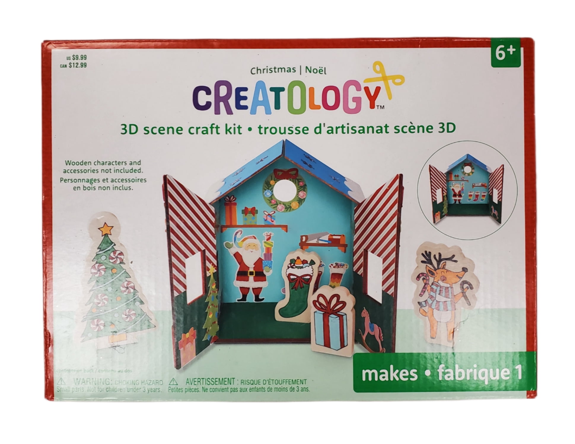 Creatology 3D Christmas Craft Kit - Walmart.com