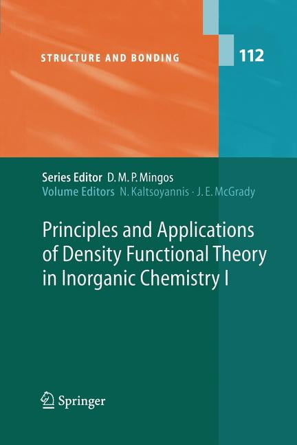 Structure and Bonding Principles and Applications of Density Functional ...