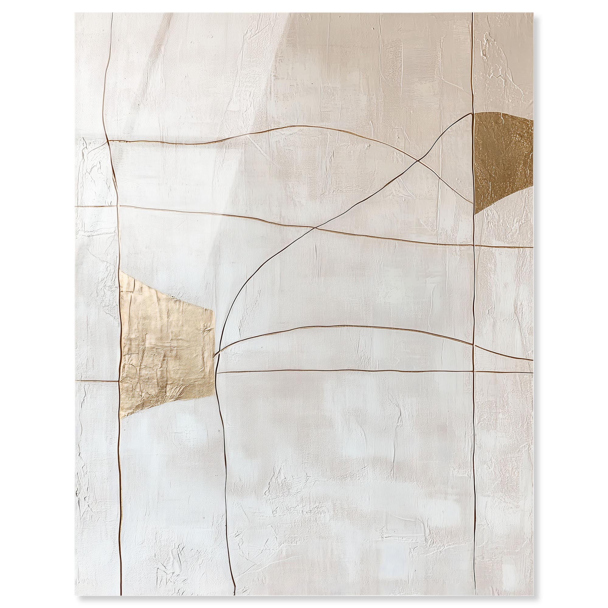 Structured Arcs II Acrylic Print Minimalist Decor by Art Remedy, Ready ...