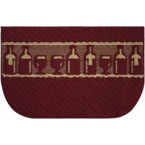 Structures Textured Loop 18" x 30" Wedge Kitchen Rug - Walmart.com