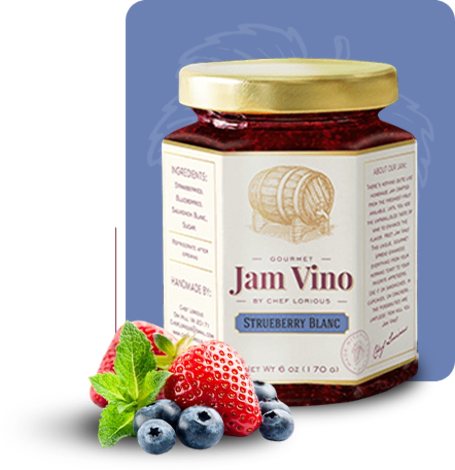 Strueberry Blanc Wine Infused Jam - Walmart.com