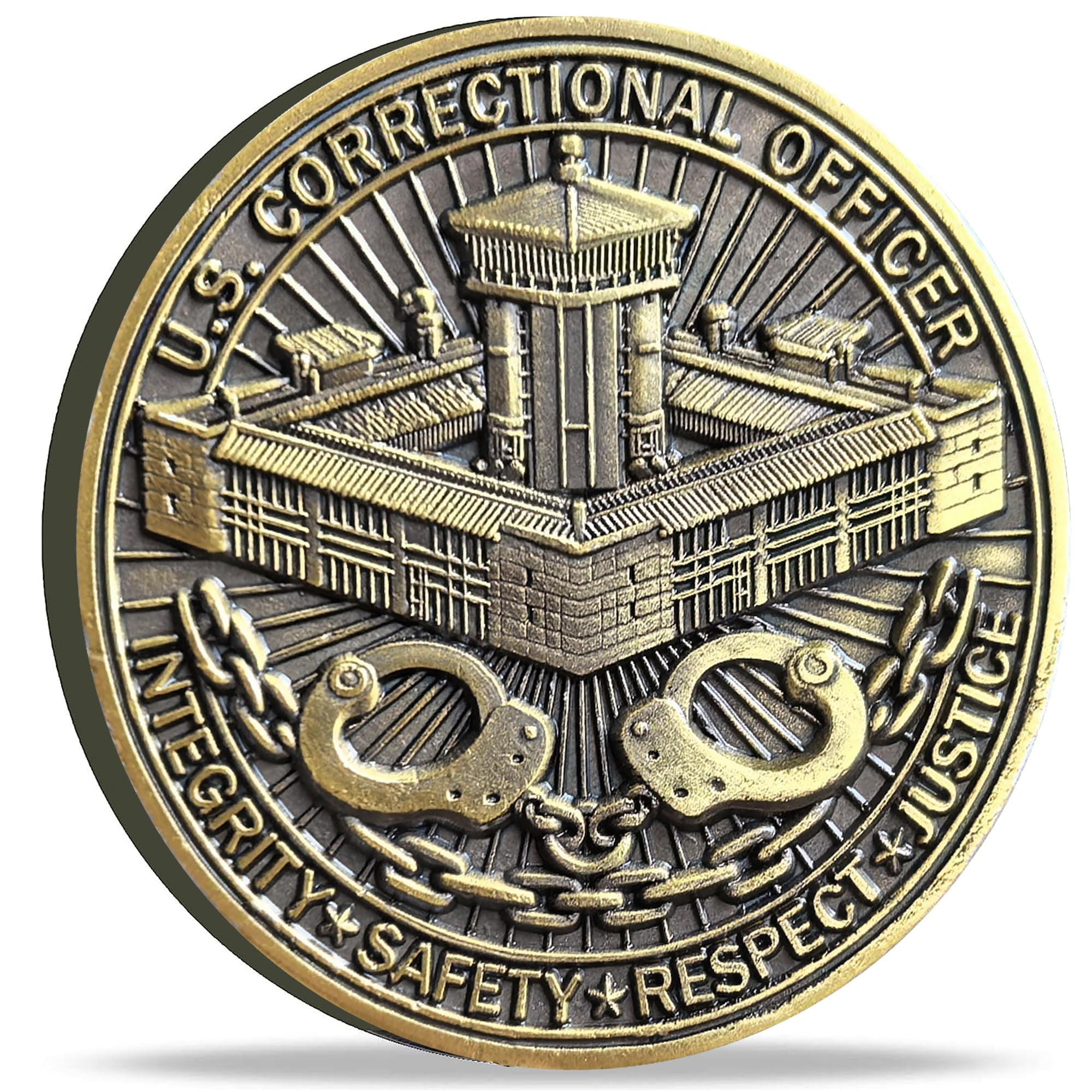 Strugglejewelry Correctional Officer Prayer Challenge Coin - Integrity ...
