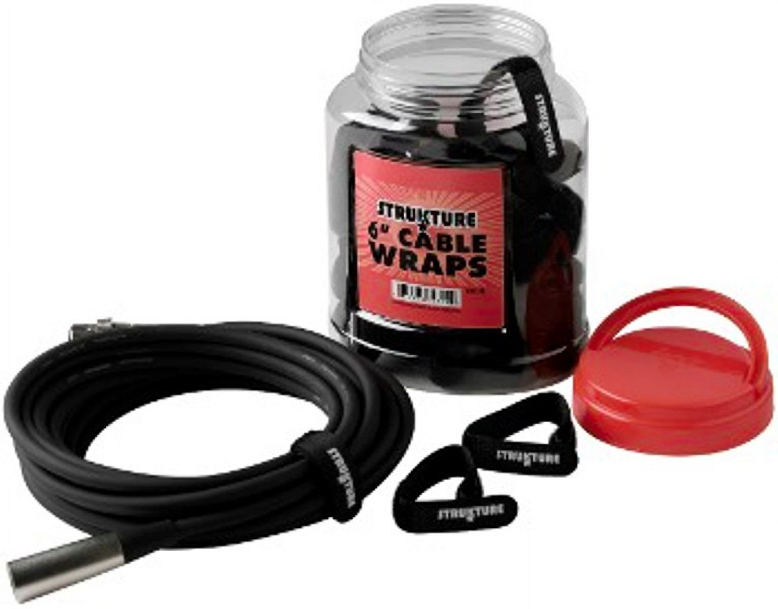 Strukture SCLFB 6" Cable Wrap In 50pc Display Jar. - Walmart.com