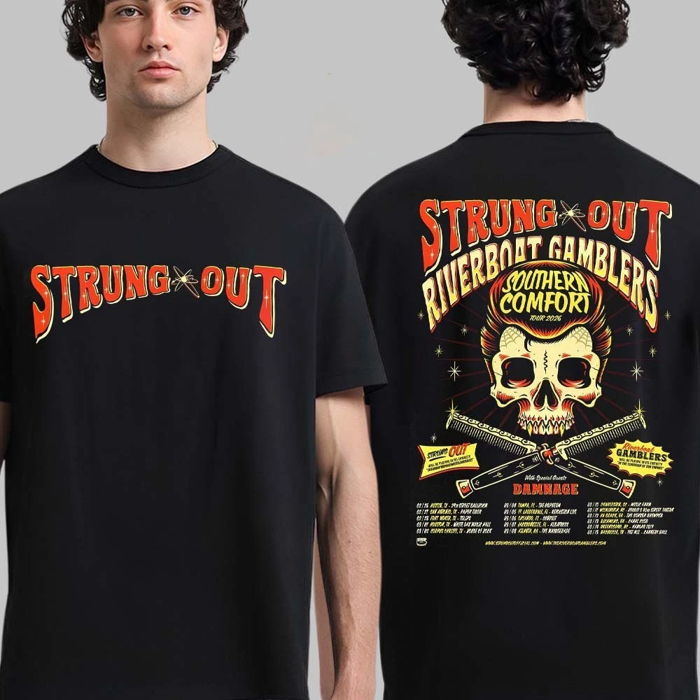 Strung Out Southern Comfort Tour 2026 North American City Dates shirt ...