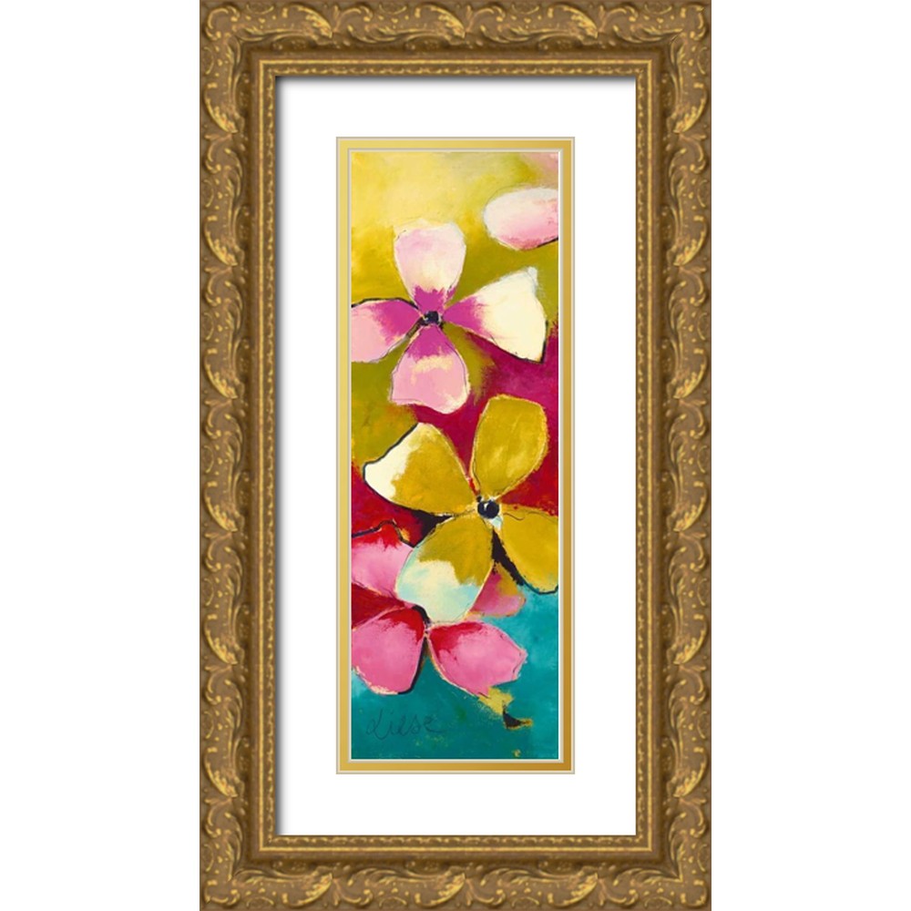 Strunk, Anne L. 11x24 Gold Ornate Wood Framed with Double Matting ...