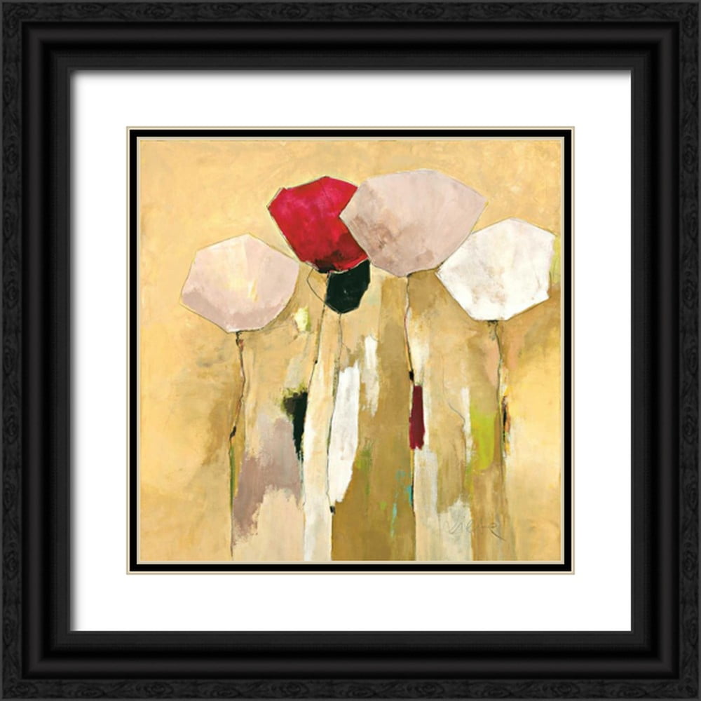 Strunk, Anne L. 12x12 Black Ornate Wood Framed with Double Matting ...