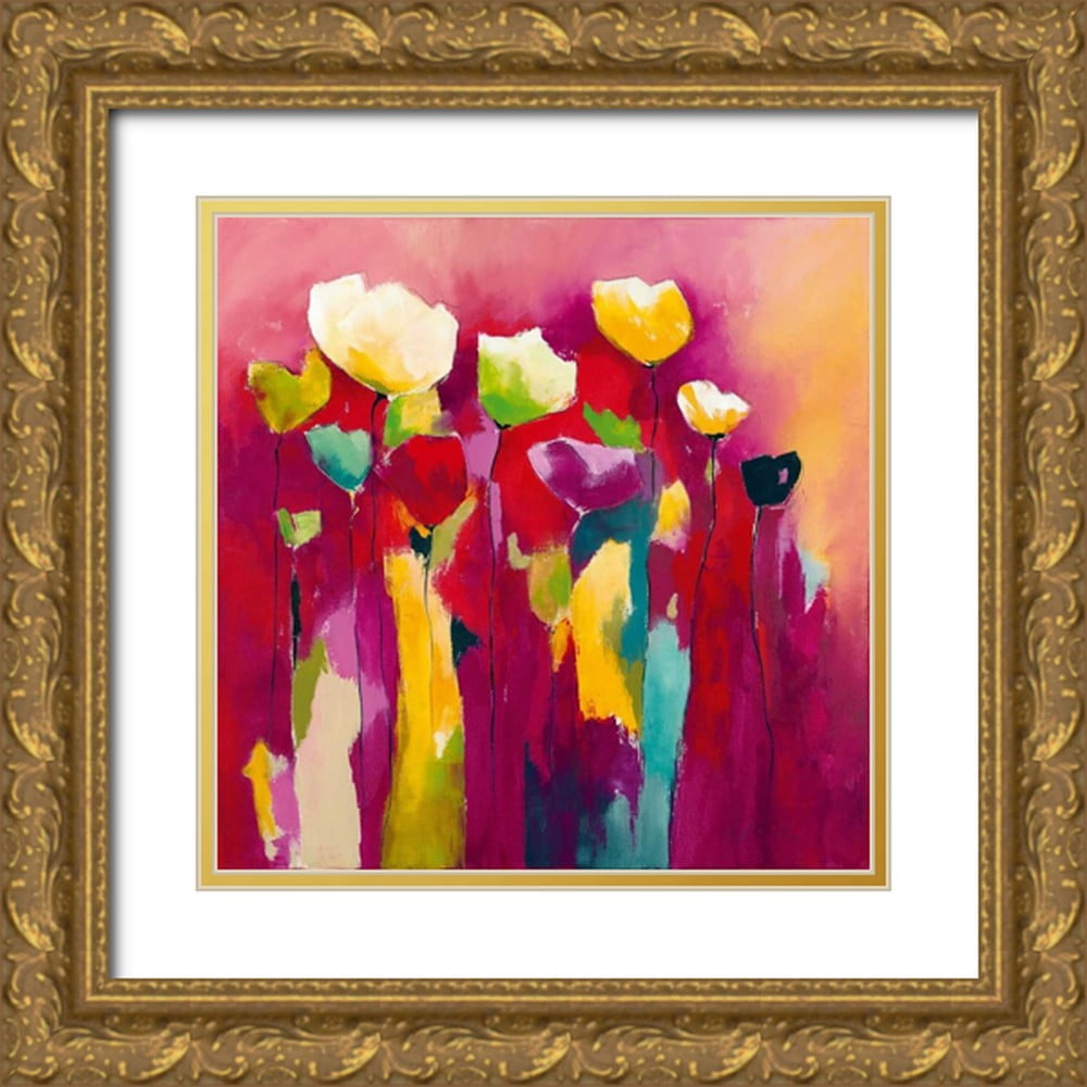 Strunk, Anne L. 26x26 Gold Ornate Wood Framed with Double Matting ...