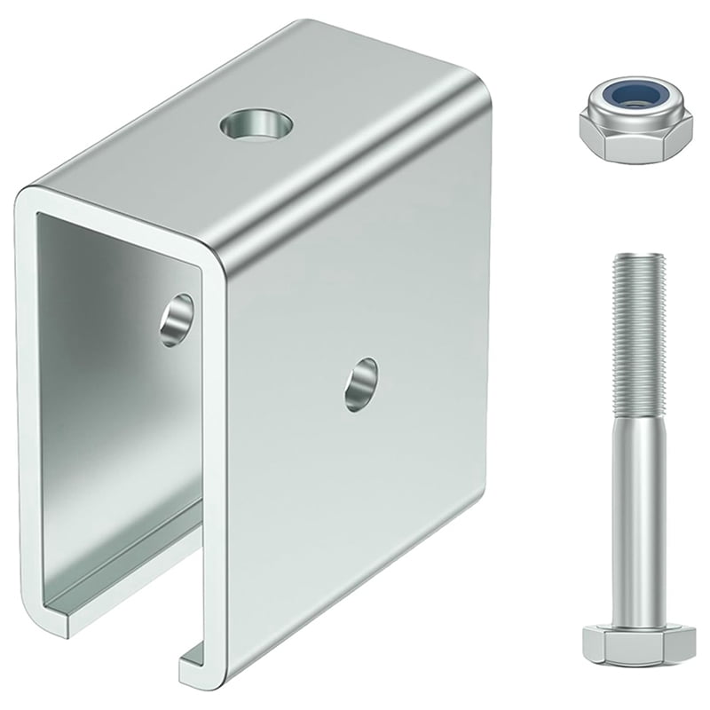 Strut Channel Connector Extended Bracket Connection for 1-5/8inch Wide ...