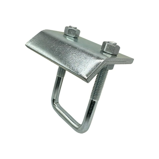 Strut to Beam Clamp with Square U-Bolt and Nuts, 13/16" - 1-5/8 ...