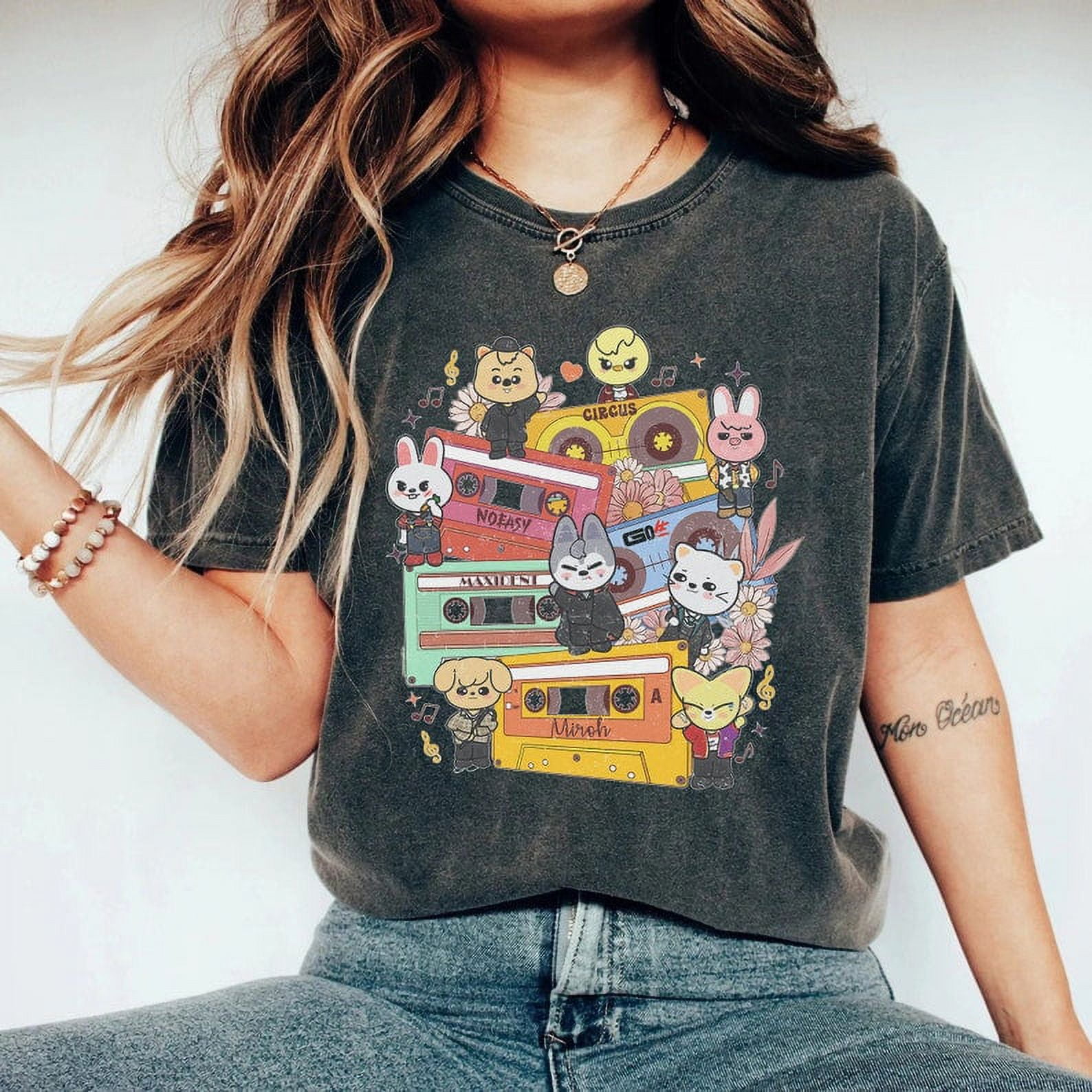 Stry Kids Zoo T-Shirt Skzoo Shirt Inspired, SKZOO Chibi Characters ...