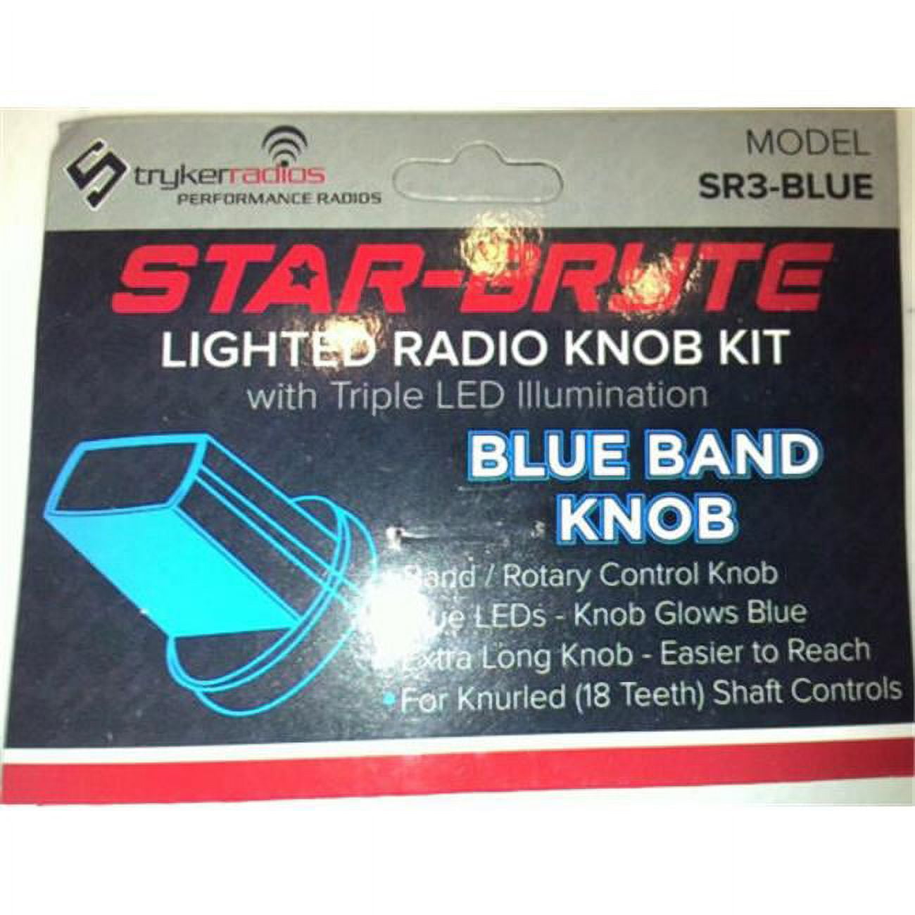 Stryker SR3BLUE Lighted Band Knob Kit, Blue - Walmart.com