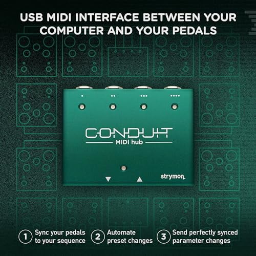 Strymon Conduit USB MIDI Hub Interface for Guitar Effects Pedals and ...