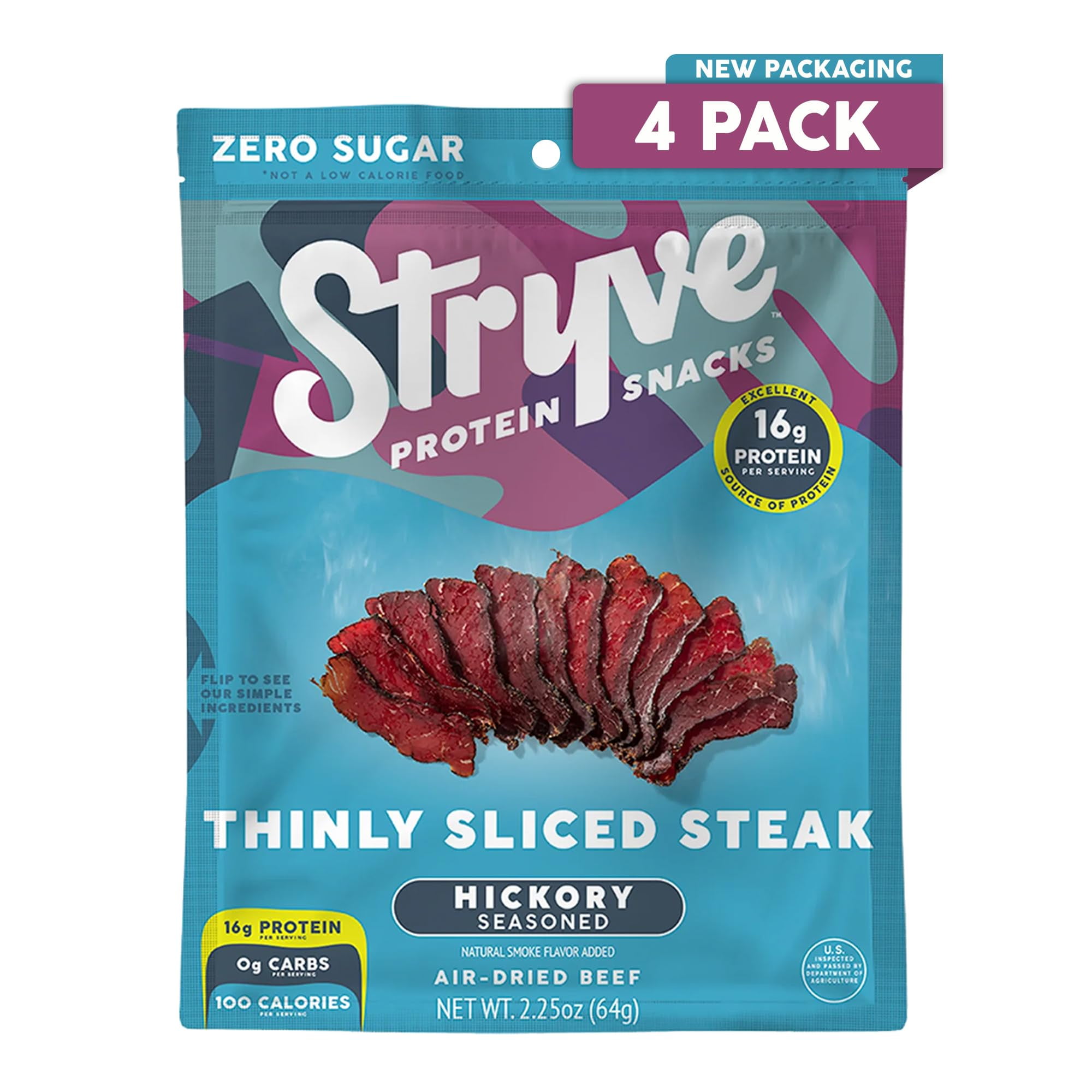 Stryve - Better Than MZF22 Jerky Steak Snacks Protein Rich, Beef ...