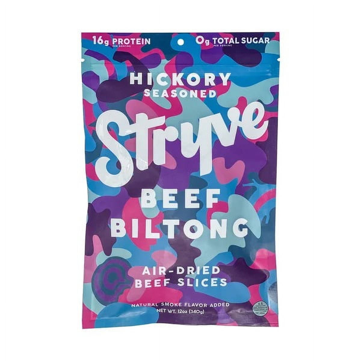 Stryve Hickory Seasoned Air Dried Beef Biltong, 12 Ounce - Walmart.com
