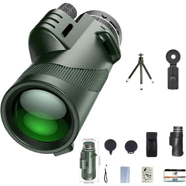 Emlimny 12X42 HD Monocular Telescope with Phone Adapter, Waterproof for ...