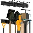 Sttoraboks Heavy Duty Storage Rack, Wall Mounted Organizer with 6 Hooks ...