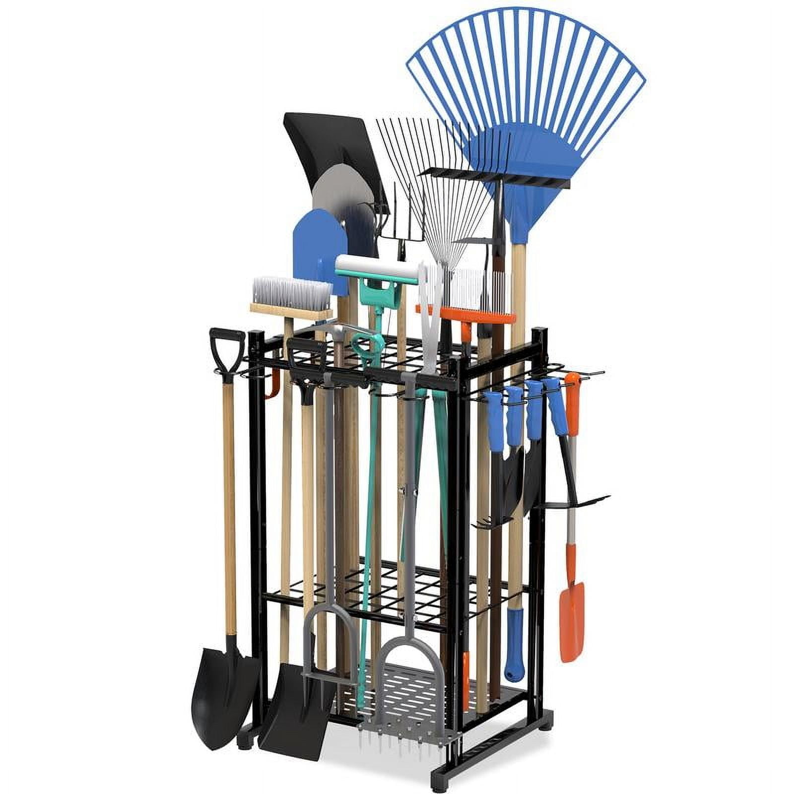 Sttoraboks Garden Tool Organizer Rack, Yard Tool Rack for Garage ...