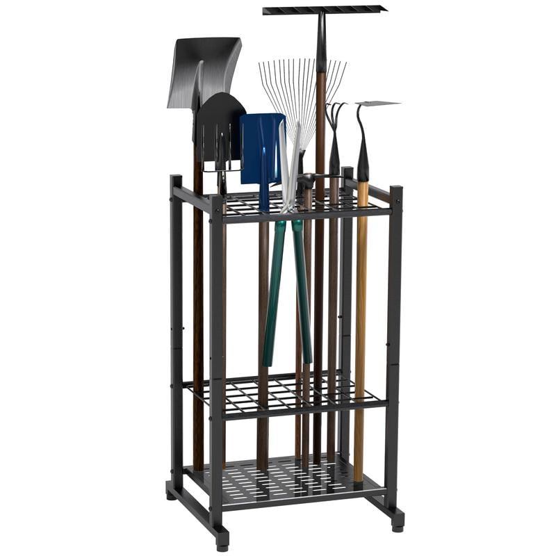 Sttoraboks Garden Tool Organizer Rack, Yard Tool Rack for Garage ...