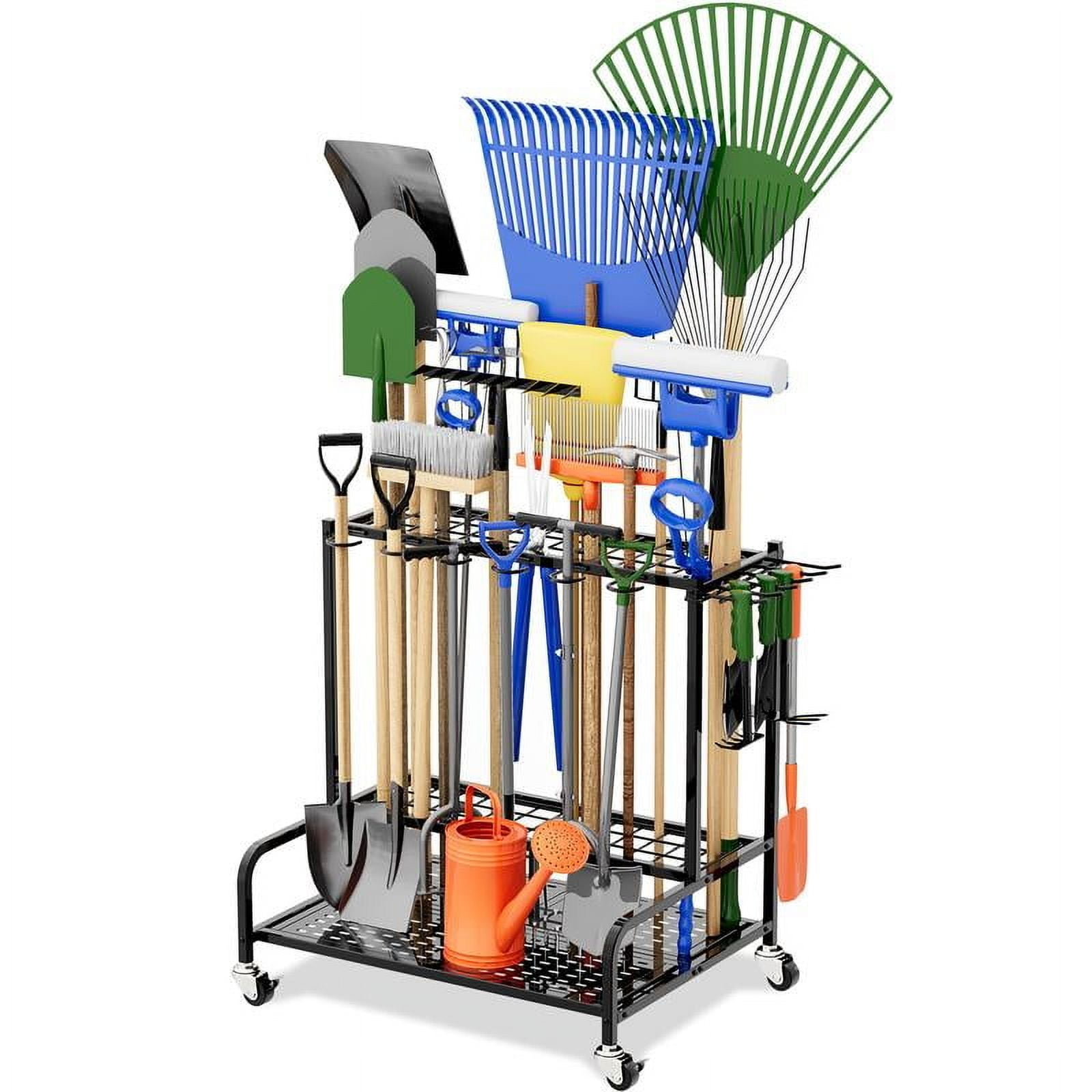 Sttoraboks Garden Tool Organizer Rack, Yard Tool Rack for Garage ...