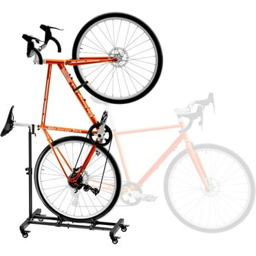 Freestanding Bike Rack for 5 Bicycles, Vertical Bike Rack with 300 Lbs ...